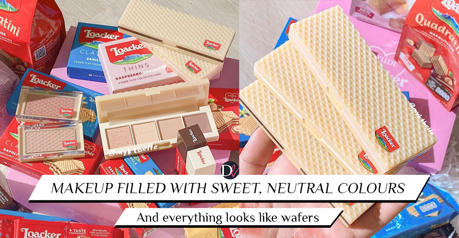 These aren’t wafers, they’re eyeshadows – Etude collabs with Loacker to ...