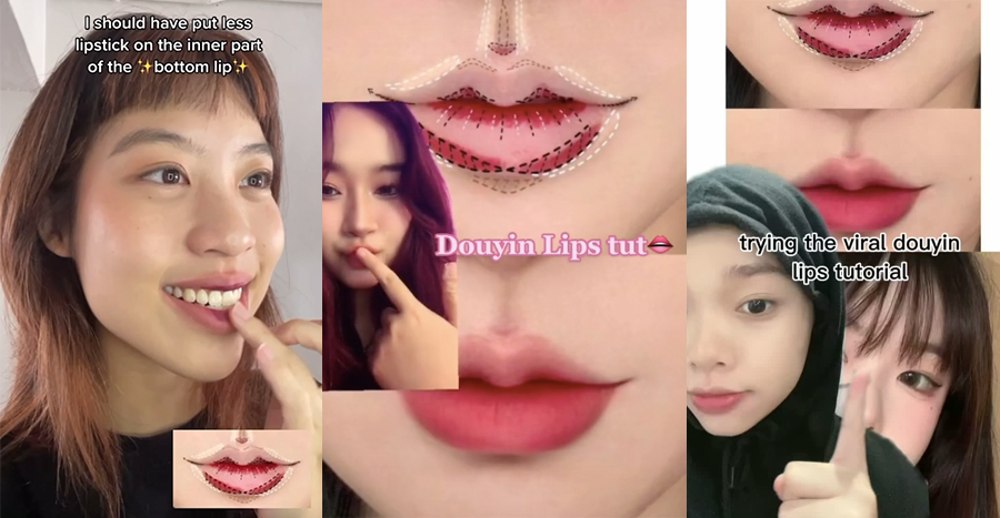 This Douyin lip hack is trending because of how it makes lips look ...